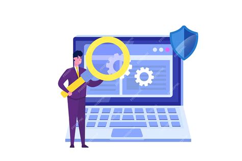 Premium Vector Software Or Application Flat Concept Debugging