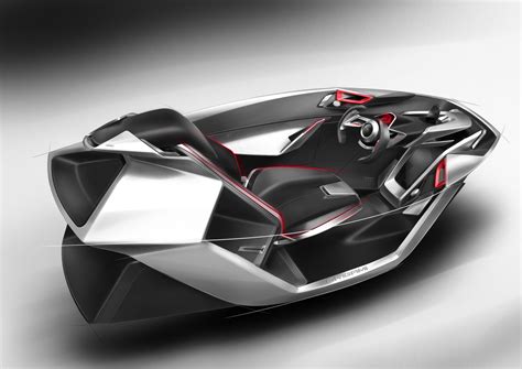 Car Interior Concept Sketch