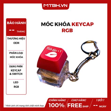 MÓC KHÓA KEYCAP LED Máy Tính Biên Hòa