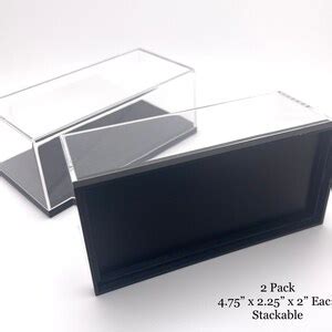 Pack Stackable Acrylic Display Case Etsy Canada