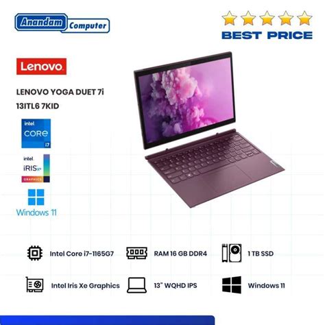 Jual Lenovo Yoga Duet I Itl Kid I G Gb Tb W Ohs Di Seller Anandam Id