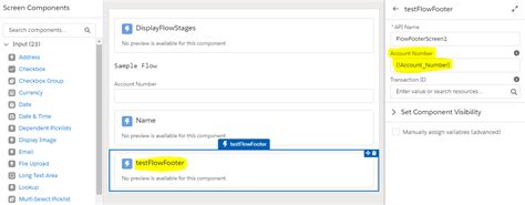 Workflow Lightning Component Embedded Within A Flow Screen Unable
