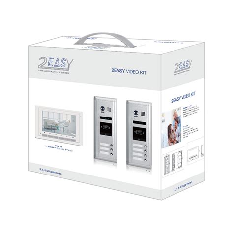 2 Wire Intercom System For Building 3 Monitors 7 3 Apartment Doorbell Camera And Door