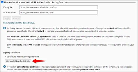 Absolute Secure Access Saml Relying Party Configuration Rsa Ready Implementation Guide Rsa