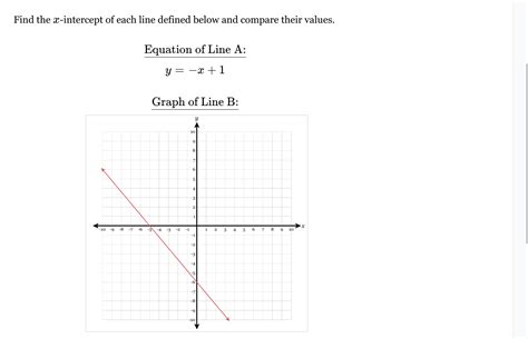 Find The X Intercept Of Each Line Defined StudyX