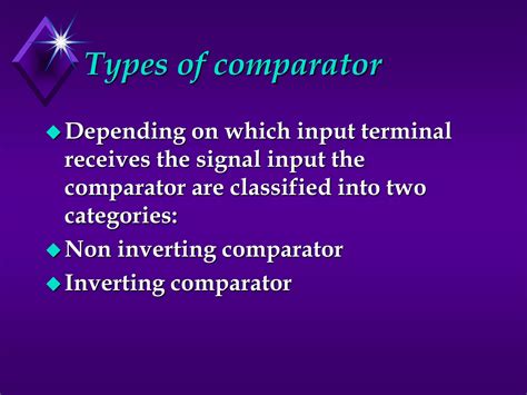 Comparator Ppt
