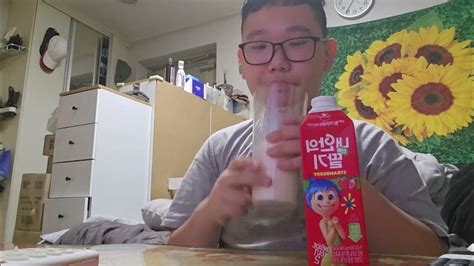 인사이드 아웃2 애니메이션영화 내안의 진짜 딸기우유먹방 Youtube