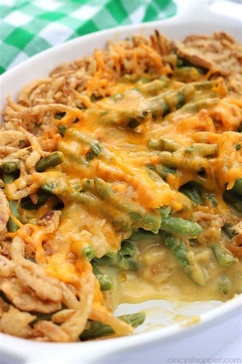 Cheesy Green Bean Casserole Cincyshopper