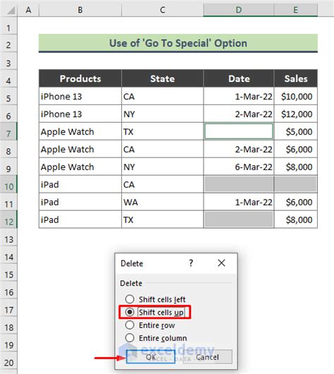 How To Remove Blank Cells From A Range In Excel 9 Methods