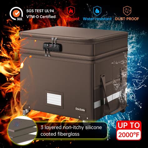 Snapklik Com DocSafe Fireproof Document Box