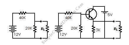 Transistor Emitter Follower Buffer Simple Circuit Diagram