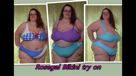 Plus Size Bikini Try On Size 5xl Rosegal Plus Size Bikini Try On