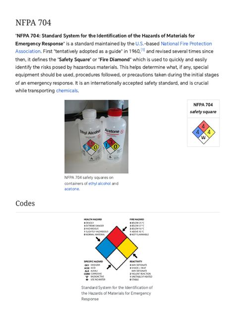 Nfpa 704 Wikipedia Pdf Materials Chemical Compounds