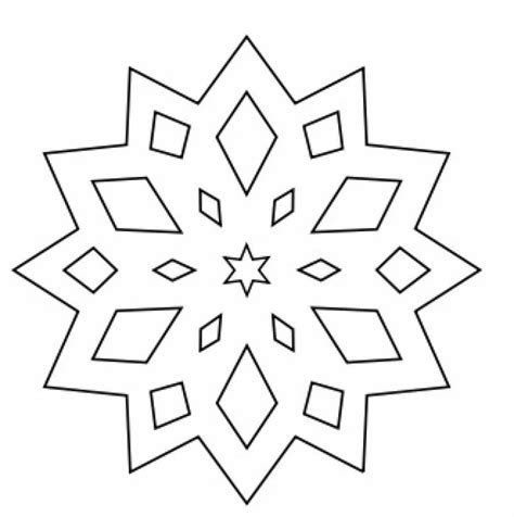 Снежинки Трафареты Для Вырезания Легкие 70 фото