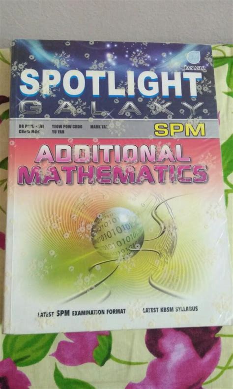 Additional Mathematics Spm Reference Book Revision Book Hobbies And Toys