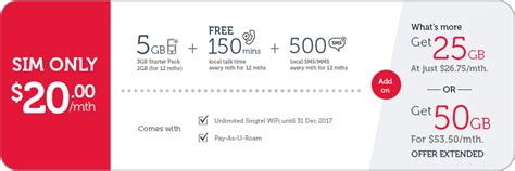 SIM Only Plans Business Singtel