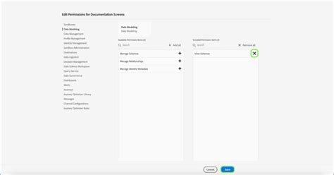 manage permissions for a product profile adobe experience platform