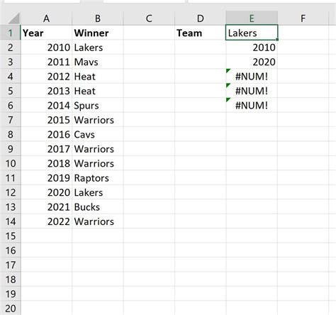 Excel Return Multiple Values Based On Single Criteria Online