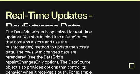 Real Time Updates Devextreme Data Grid Codesandbox