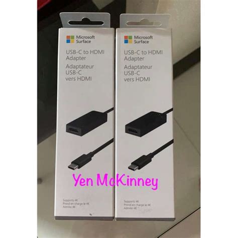 Promo Microsoft Surface Usb C To Hdmi Adapter Original Microsoft Diskon 23 Di Seller Prasywa