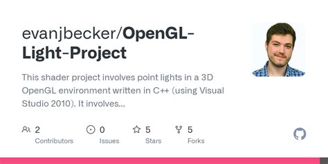 GitHub Evanjbecker OpenGL Light Project This Shader Project Involves