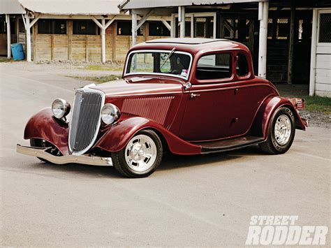Classic 1933 Ford Coupe Hd Wallpaper Timeless Vintage Ride