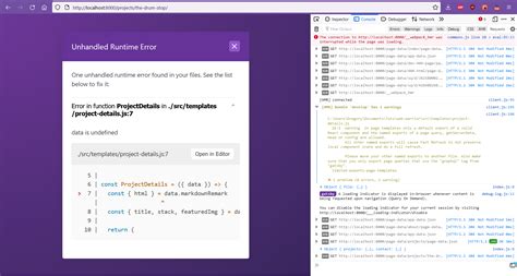 Reactjs Error In Function Projectdetails In Src Templates Project Details Js Stack Overflow