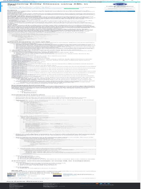 Persisting Entity Classes Using Xml In Jpa Dzone Java Pdf Software Development Object