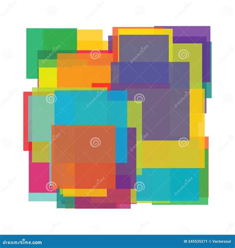Random Rectangles Structure Vector Composition Pattern Stock Vector Illustration Of Creative