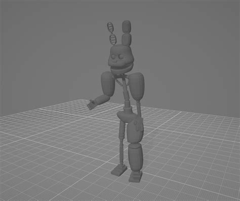 Free Stl File Bonnie Fnaf 🤖・3d Print Model To Download・cults