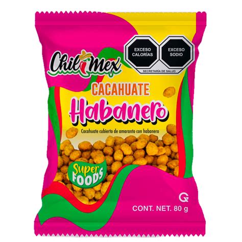 Caja Master Cacahuate Con Cobertura De Amaranto Sabor Chile Habanero