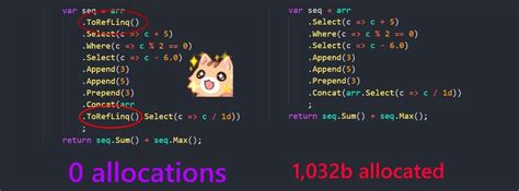 Like Regular Linq But Faster And Without Allocations Is It Possible