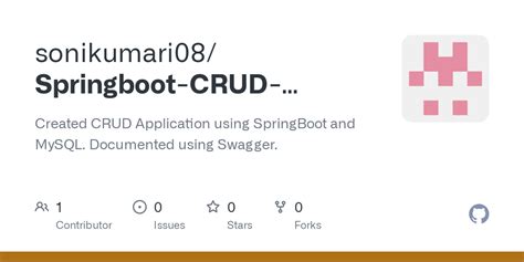 Github Sonikumari08springboot Crud Application Created Crud Application Using Springboot And