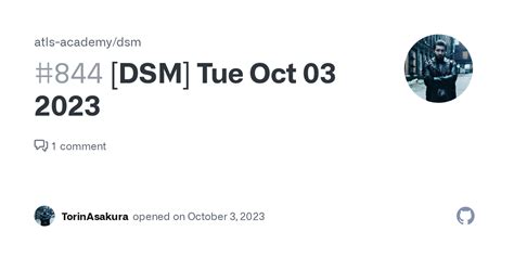 Dsm Tue Oct 03 2023 · Issue 844 · Atls Academydsm · Github