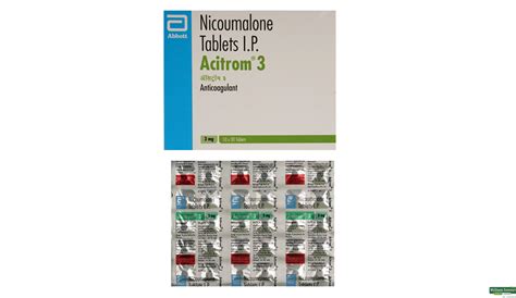 Buy Acitrom 3mg 30 Tablets Online At Best Prices Wellness Forever