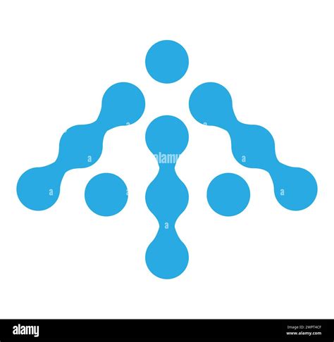 Abstract Point Movement Connected Round Blobs Transition Metaballs