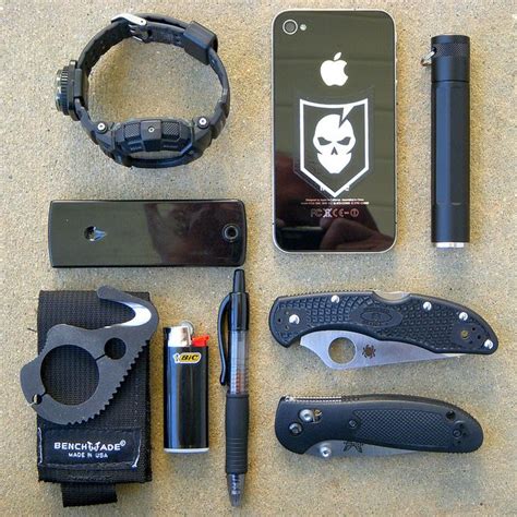 My Edc Black Kit Edc Everyday Carry Black Kit Edc