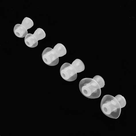 6x Hearing Aid Ear Tips Earplug Silicone Hearing Aids Buds Domes Ear