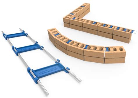 Mesh Support For Curved Brick Walls By Cerra Metal Works