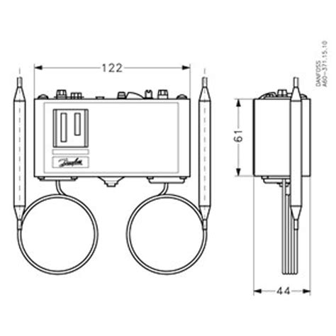 Danfoss 060l113166 Danfoss Kp98 Dual Thermostat Trionics