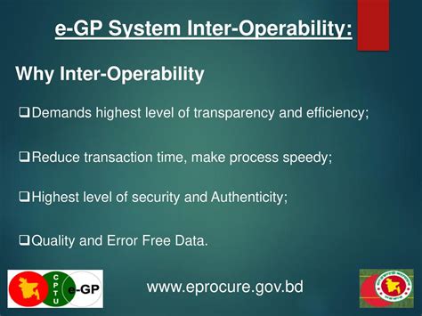 inter operability of e gp system ppt download