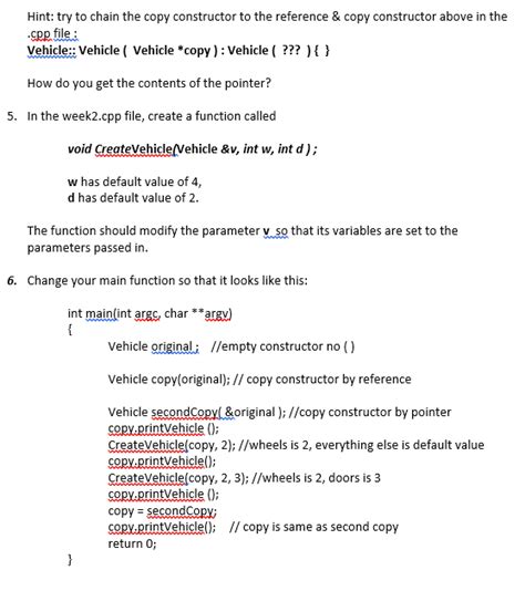 Solved Please Code By C The Required Week2 Cpp File Code
