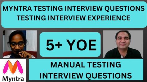 Myntra Testing Interview Experience Real Time Interview Questions And