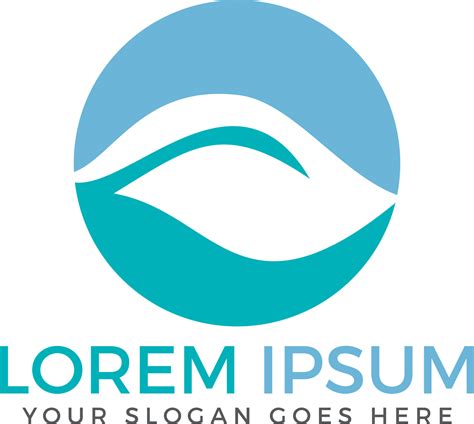 Round Leaf Logo Design Fashion Beauty Spa Fitness And Health Logo Design 11624249 Vector