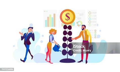 투자 및 가상 금융 커뮤니케이션 및 현대 마케팅 투자를 통해 작업 하는 미래 장치 금융에 대한 스톡 벡터 아트 및 기타 이미지 금융 벡터 수평 구성 Istock