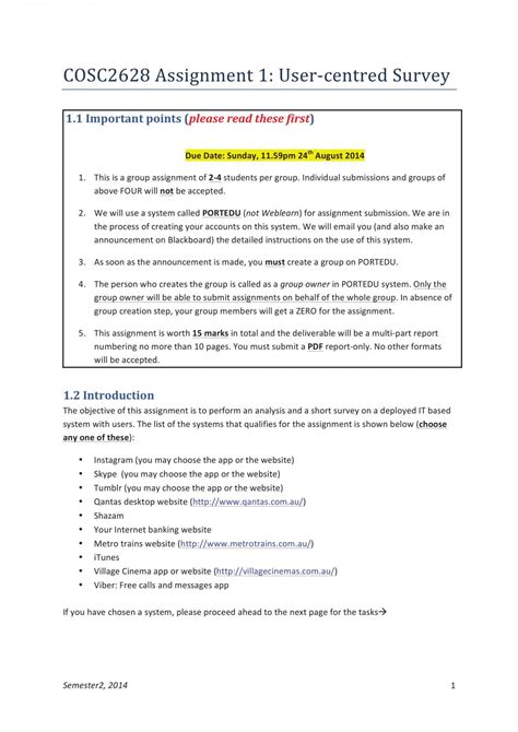 User Centered Survey Cosc2628 User Centered Design Rmit Thinkswap