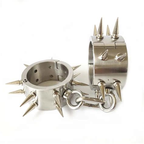 Stainless Steel Bondage Harness Handcuff Bdsm Kit Slave Restraints