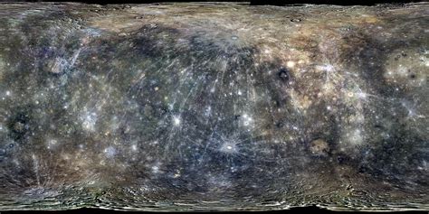 Global Color Map Of Mercury From Messenger The Planetary Society