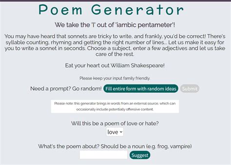 An Ai Poem Generator Can Help You Generate Poetry Automatically In Seconds Heres How They Work
