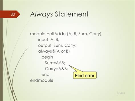 verilog hdl basic syntax ppt download